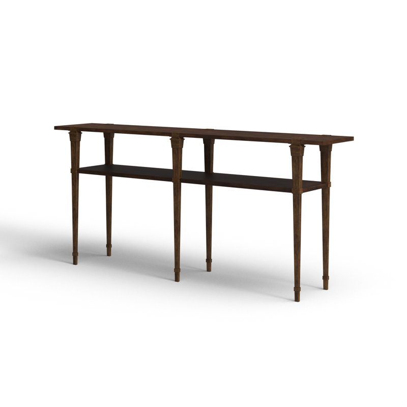 Leno 80 Solid Wood Top Console Table